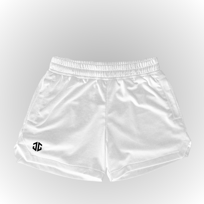 Ground Zero Mesh Shorts White – JG Sports Apparel